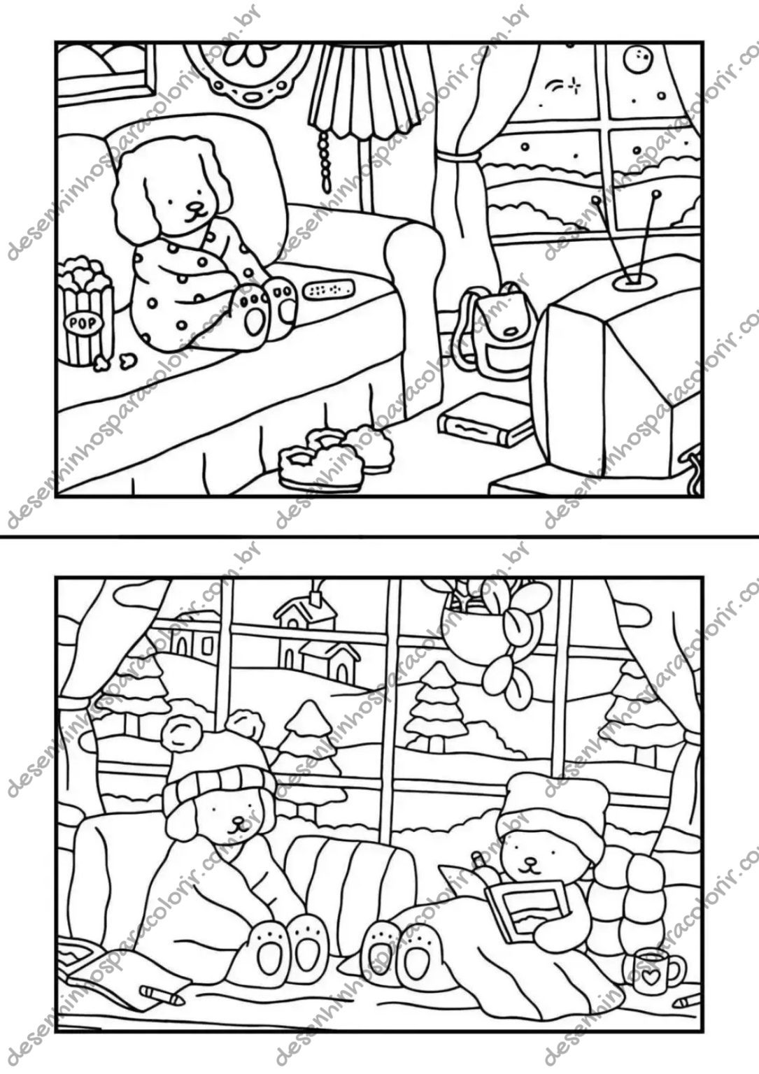 Desenho para Colorir Bobbie Goodies