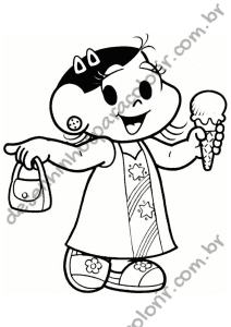 Desenho para Colorir Magali