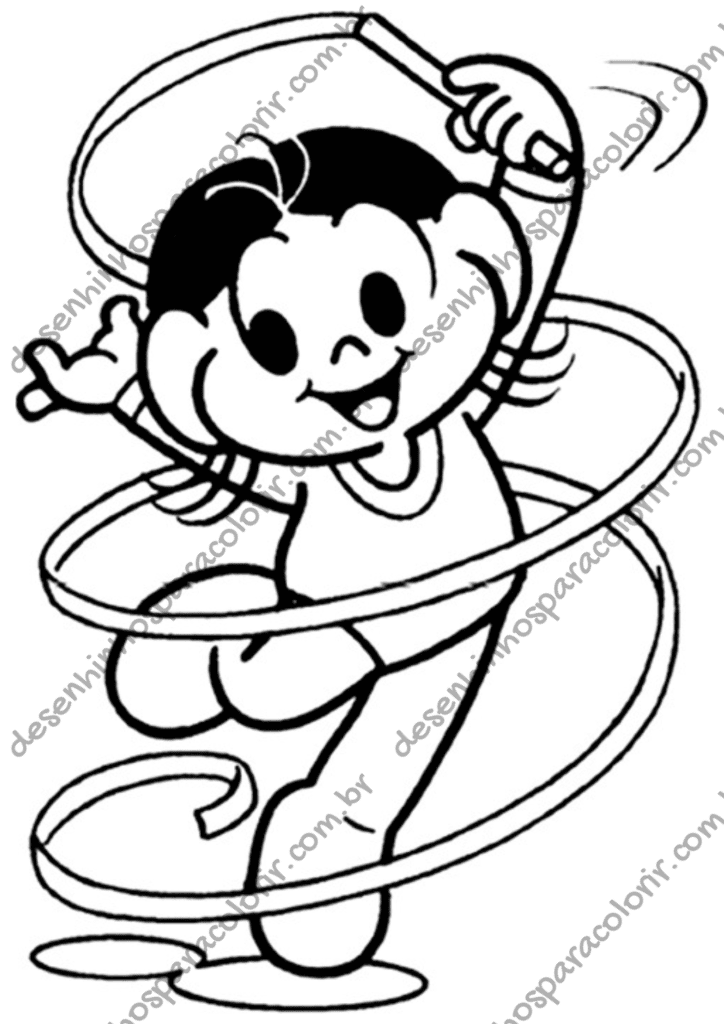 Desenho para Colorir Magali