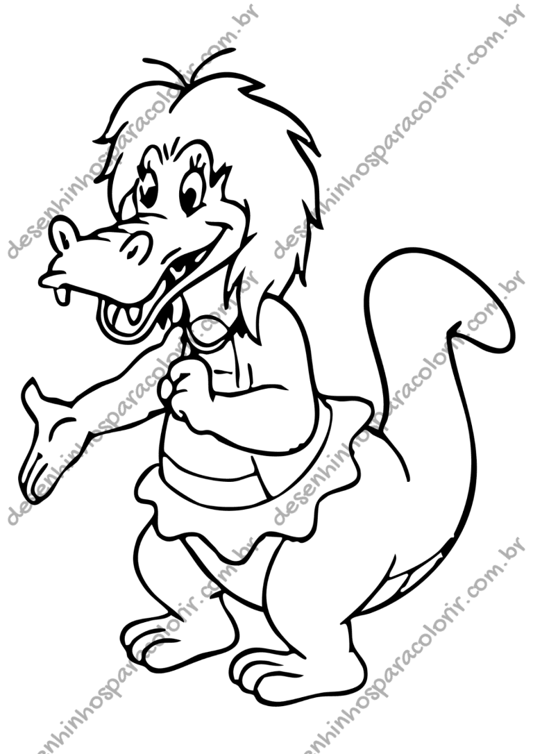Desenho para Colorir Cuca